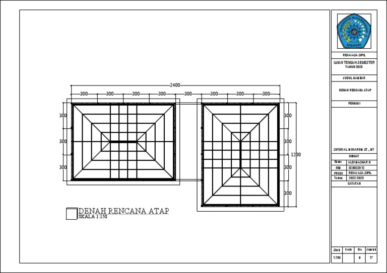 Denah Rencana Atap | PDF