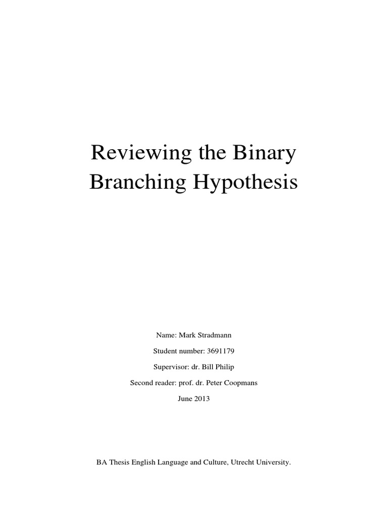 Binary Branching | PDF | Lexical Semantics | Clause