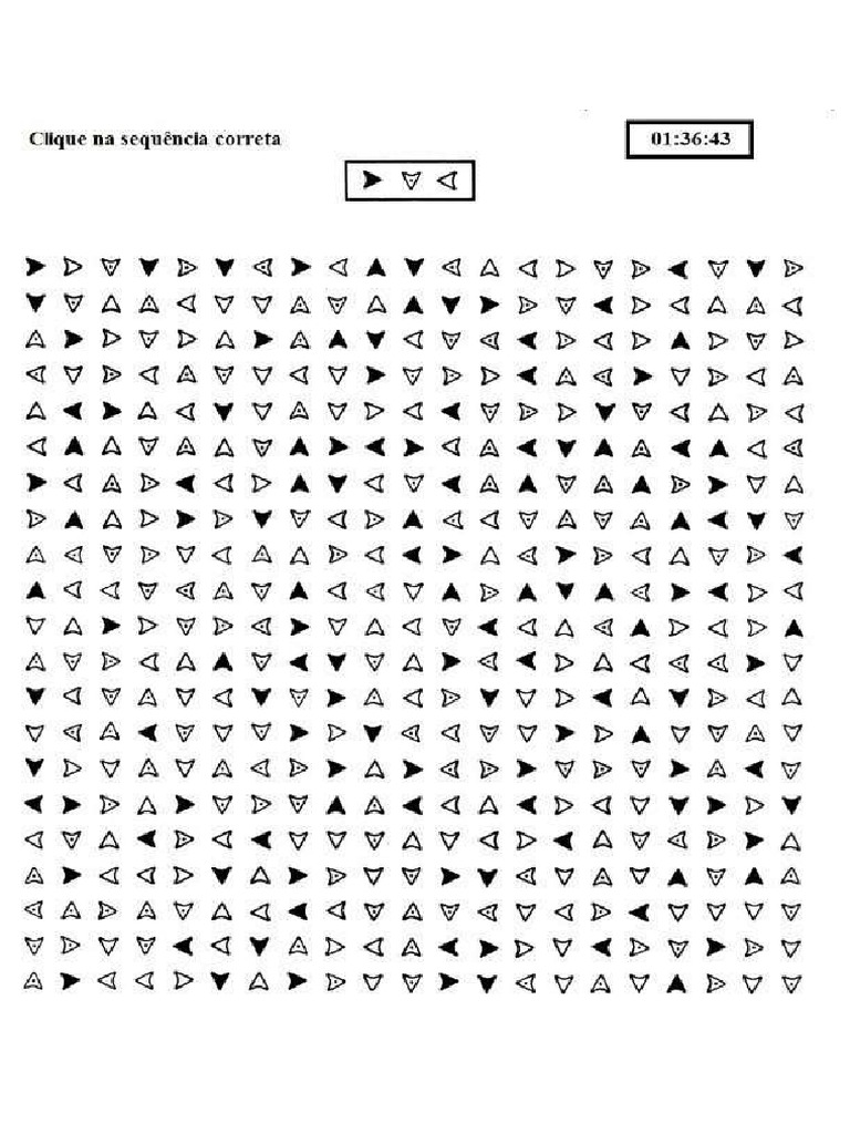 Figura 3 Tela Do Teste de Atencao Concentrada - JPG | PDF