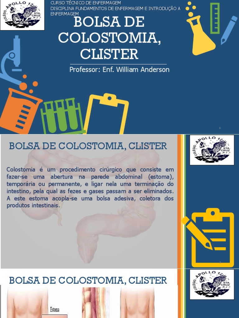 Cuidados e Tipos de Colostomia | PDF | Intestino grosso | Medicina Clínica