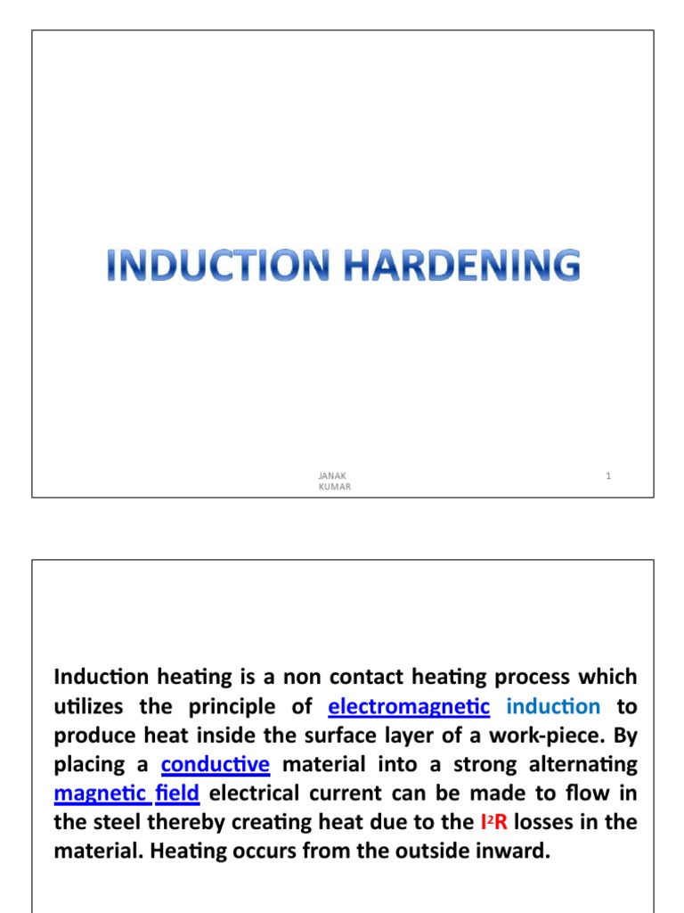 Induction Hardening Process Overview | PDF | Building Engineering ...