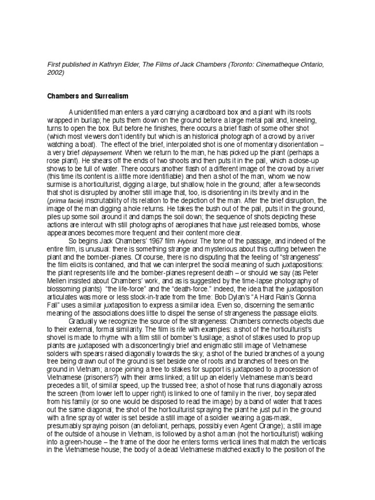 2002 ChambersAndSurrealism | PDF | Surrealism | Paintings