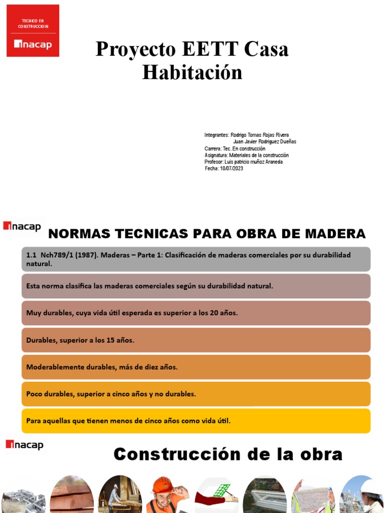 Proyecto EETT Casa Habitación Ppt | PDF | Bienes raíces | Ingeniería estructural