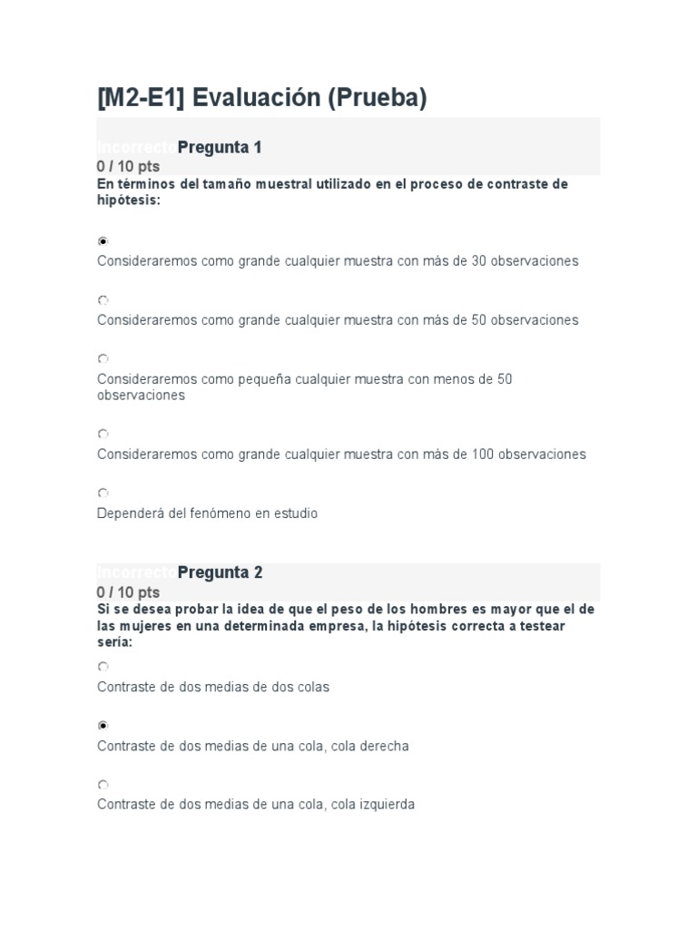 Prueba t de cola derecha en M2 | PDF | Muestreo (Estadísticas ...