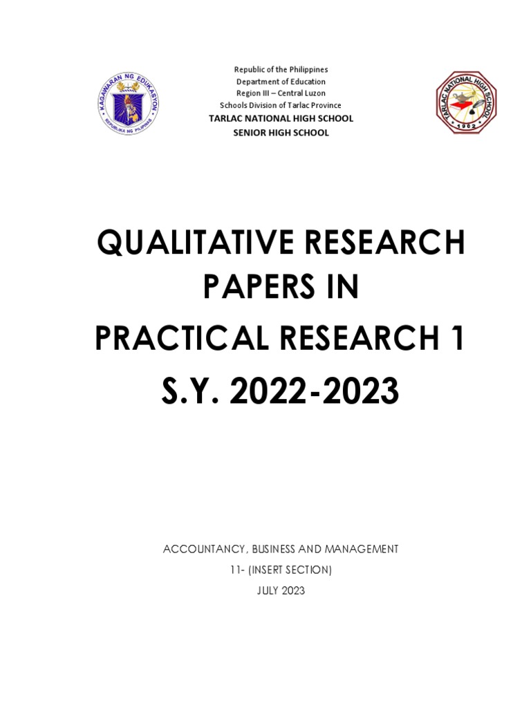 Format For Compilation | PDF