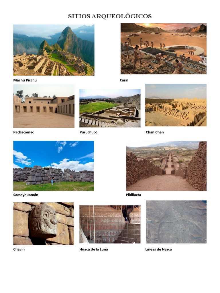 Sitios Arqueológicos | PDF