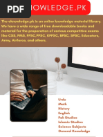 Pakistan Affairs by NOA CSS Series | PDF