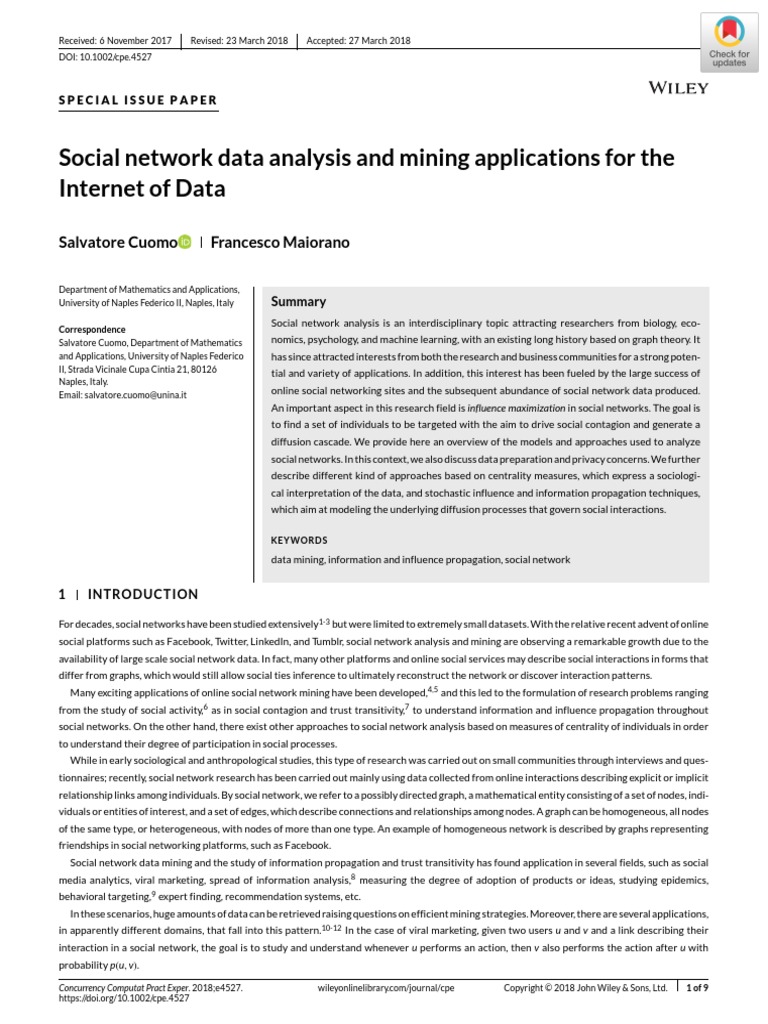 Social Network Data Analysis | PDF | Social Network | Computer Network Social Network Data Analysis | PDF | Social Network | Computer Network