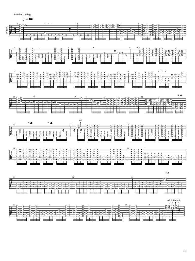 Kick Back Tabs | PDF