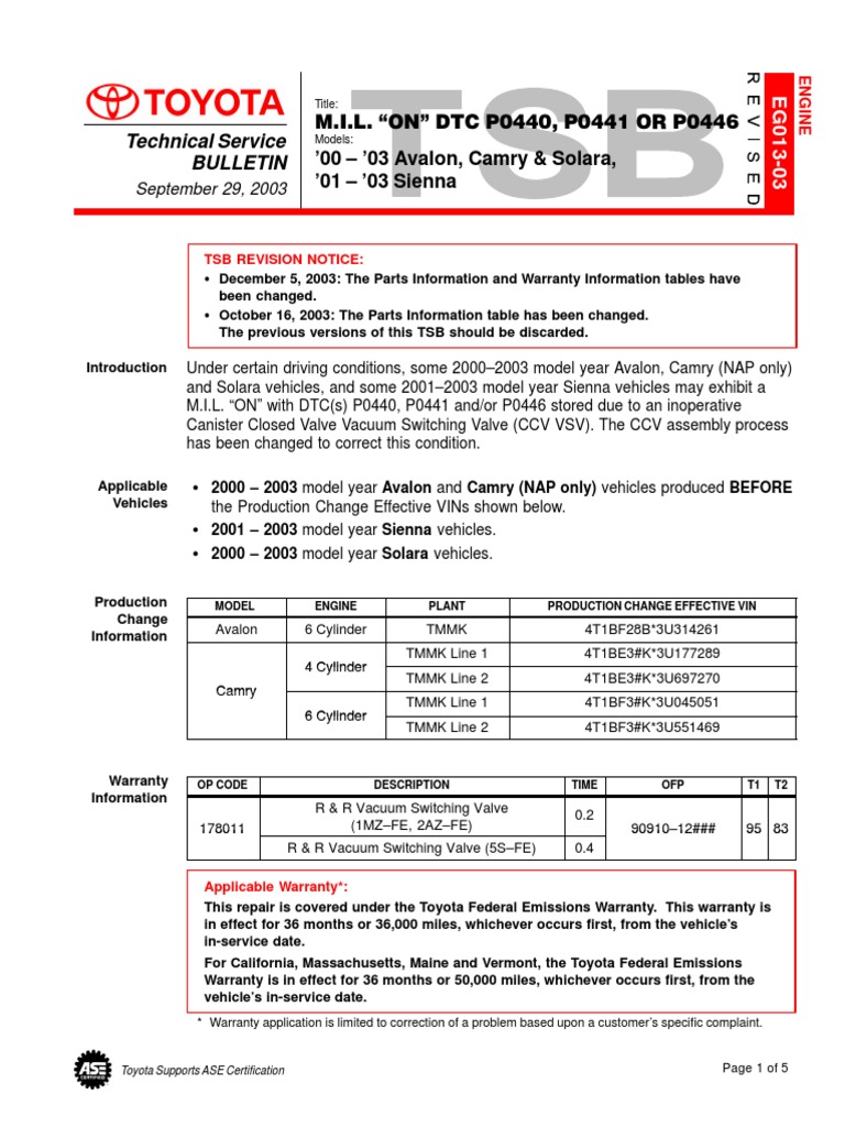 Technical Service BULLETIN | PDF | Throttle | Manufactured Goods