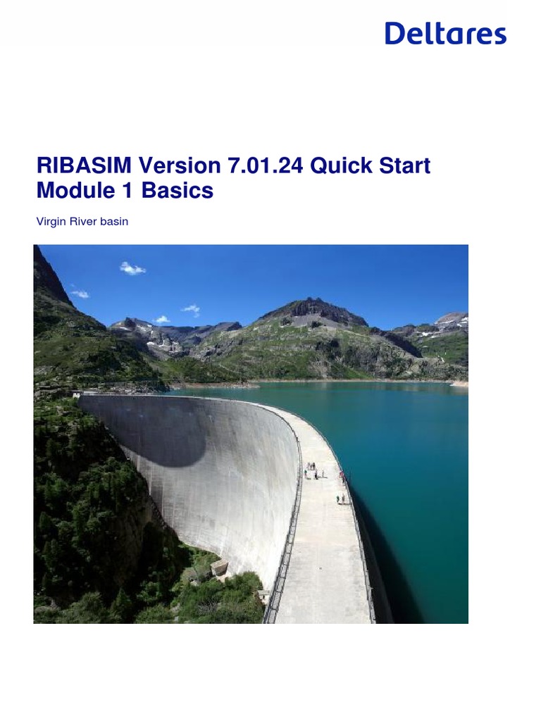 RIBASIM 70124 Quick Start Module 1 Basics V2 | PDF | Button (Computing) | Icon (Computing)
