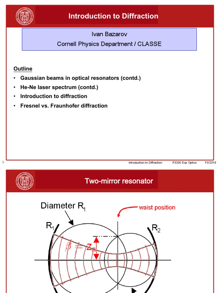 Understanding Diffraction Basics | PDF | Diffraction | Optics