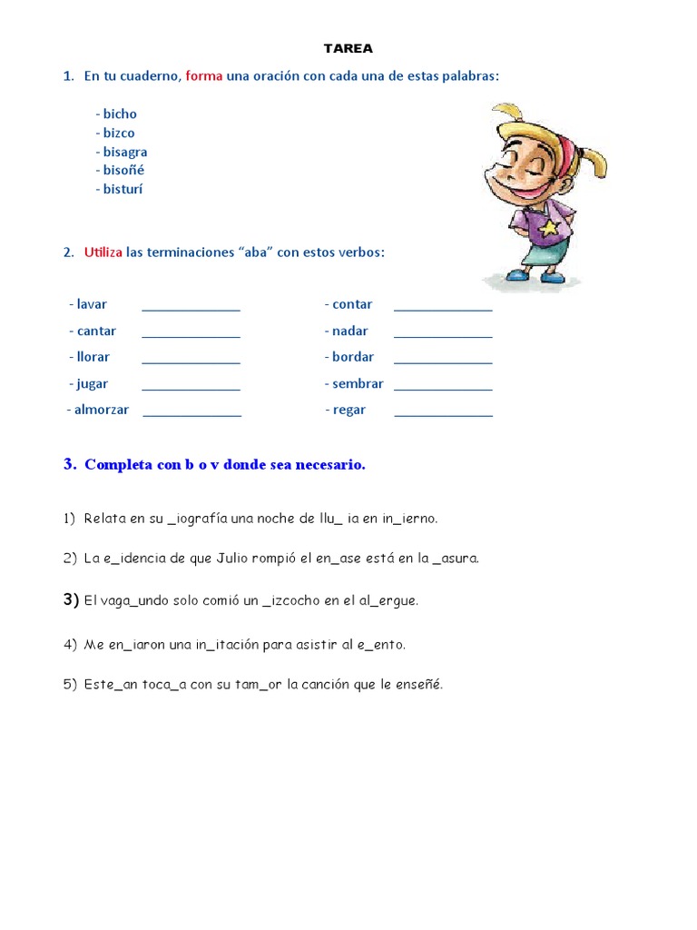 4° Tarea B - V | PDF 4° Tarea B - V | PDF