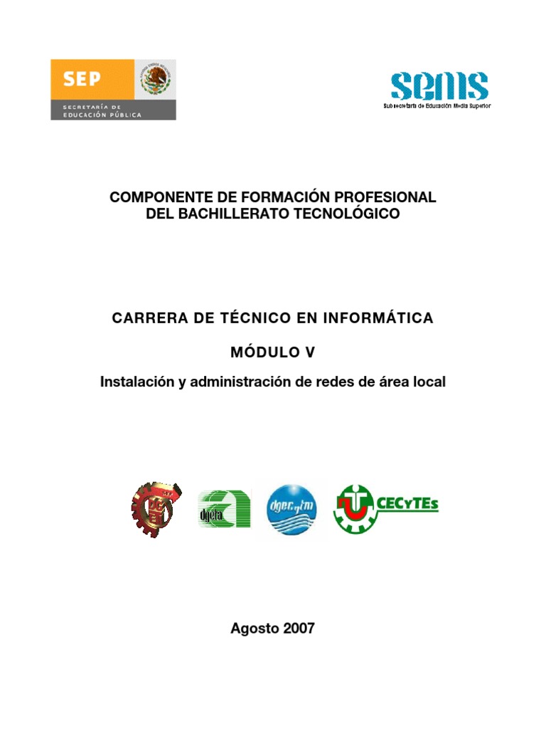 Curso Cetis 125 de Redes | Evaluación | Desarrollo profesional