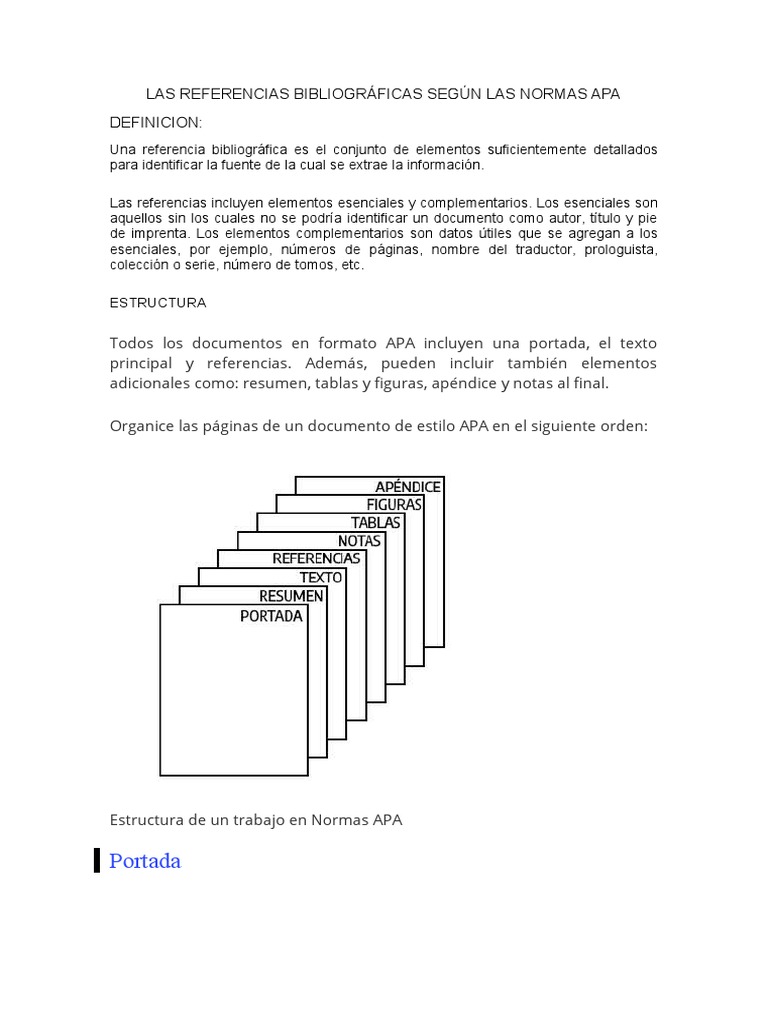 Las Referencias Bibliográficas Según Las Normas Apa | PDF | Citación | Estilo apa