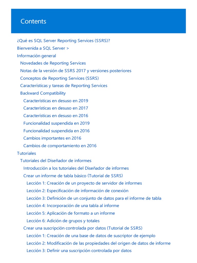 SQL Server Reporting Services | PDF | Servidor SQL de Microsoft | Servidor (Computación)