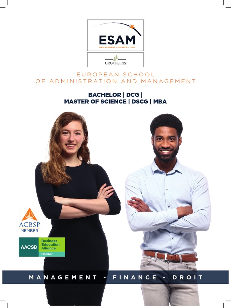 Esam Paris Brochure | PDF | Business | Fusions et acquisitions