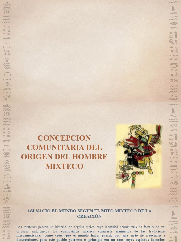 Origen Del Hombre Mixteco Edit | PDF