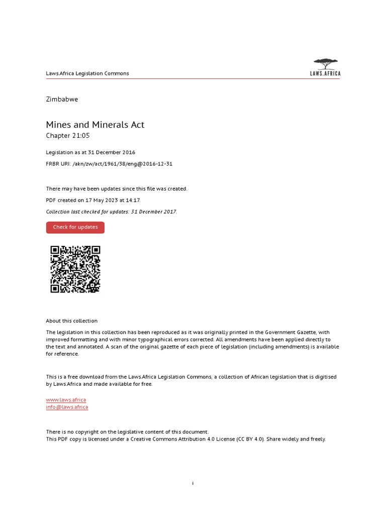 Mines and Minerals Act | PDF | Prospecting | Mineral Rights