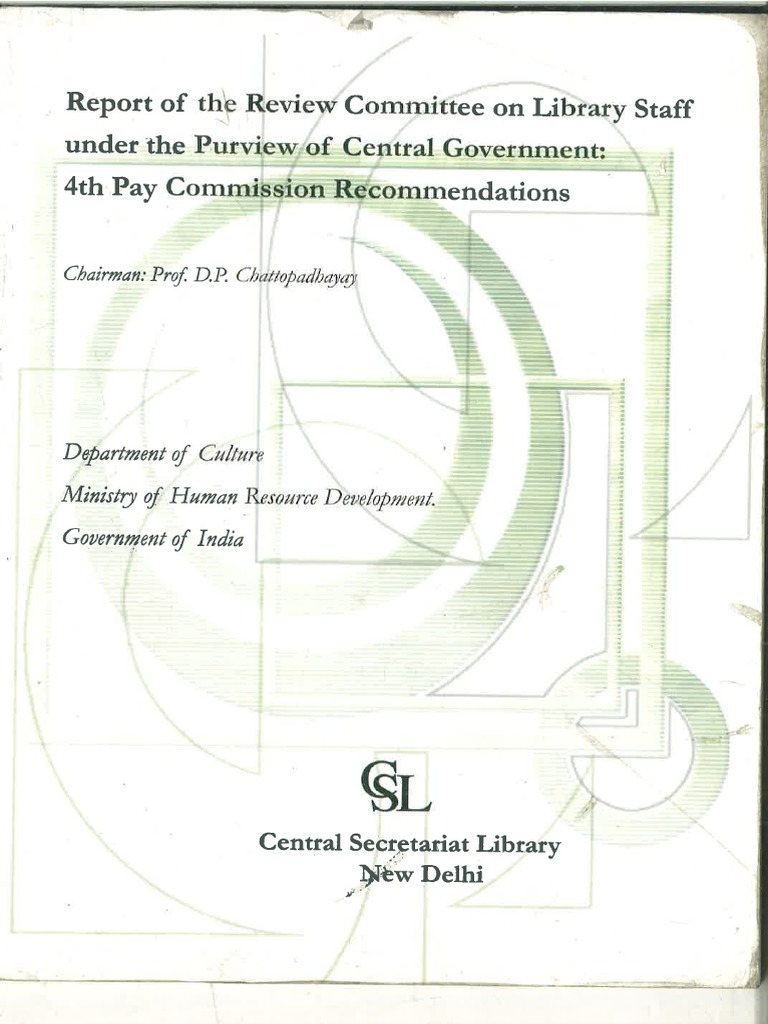 Chattopadhyay Committee | PDF