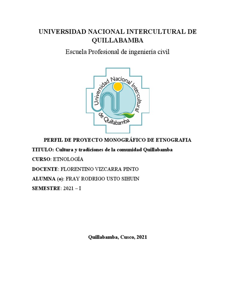 Esquema de Perfil de Proyecto Monográfico | PDF