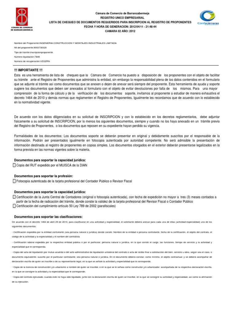 Check List | PDF | Contador | Contabilidad