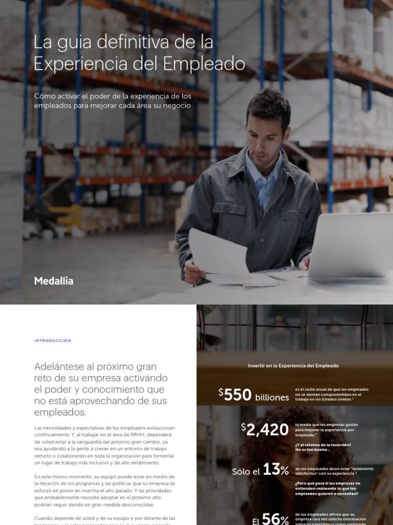 Medallia La Guia Definitiva de La Experiencia Del Empleado | PDF | Parcialidad | Inteligencia ...