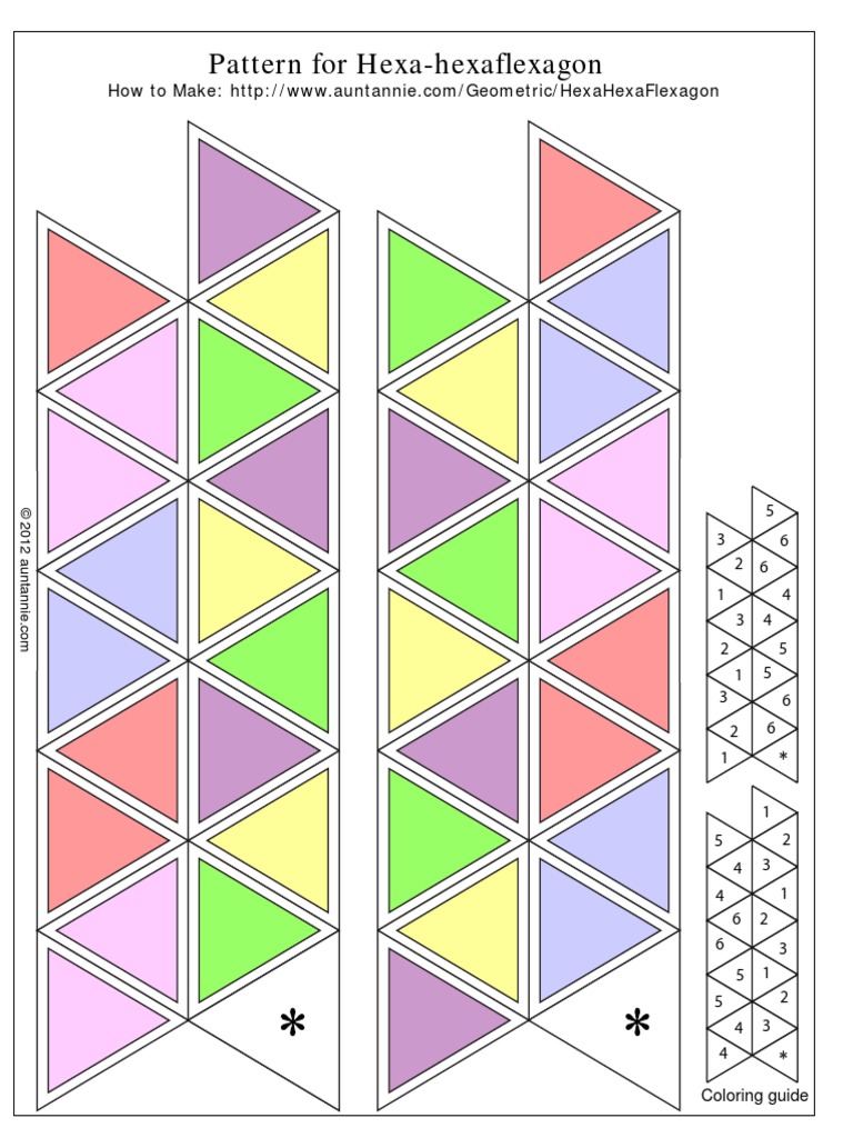 Hexa Hexa Flexagon Tri CLR | PDF