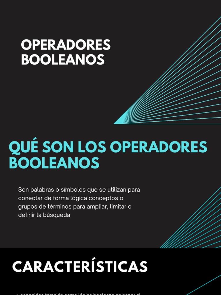 Guía de Operadores Booleanos SEO | PDF
