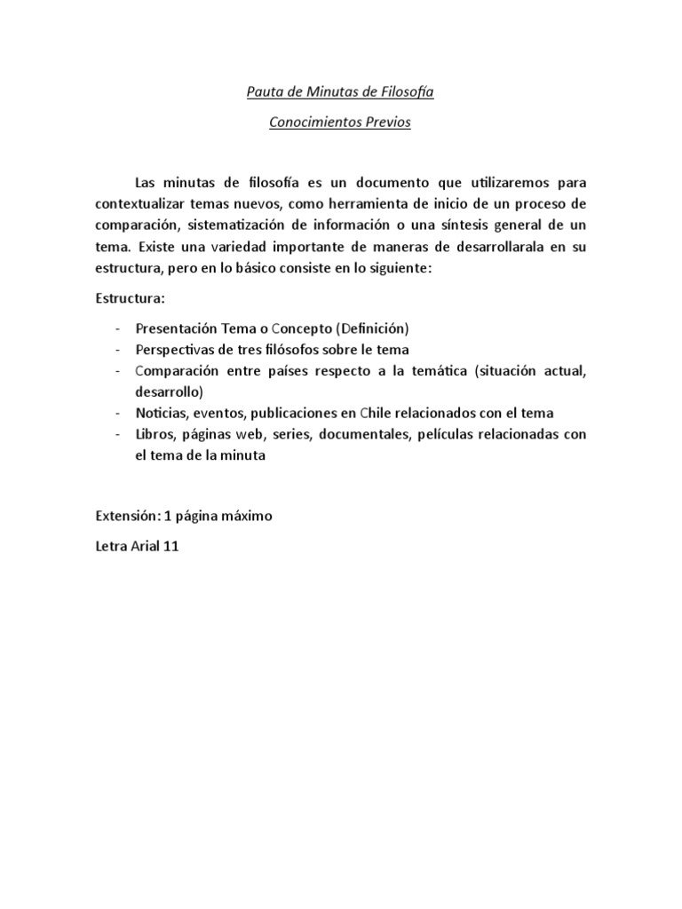 Minuta de Filosofia 1 Ev Formativa | PDF