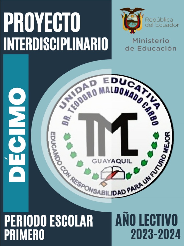 Decimo Año - Proyecto Inter. Primer Periodo 2023-2024 | PDF | Aprendizaje | Ecuador