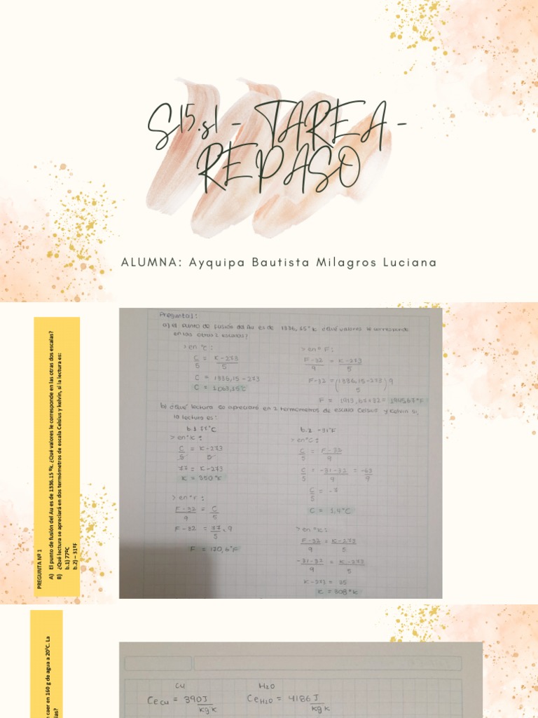 S15.S1 - Tarea - Repaso | PDF