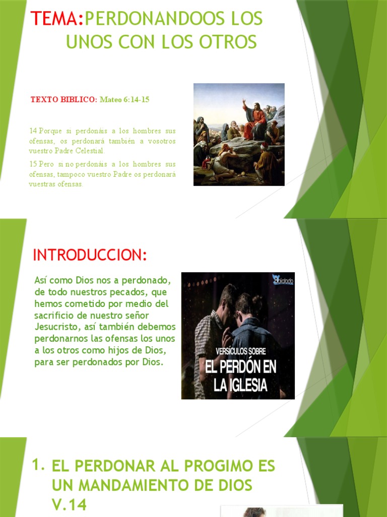 El Perdon | PDF | Perdón | Pecado