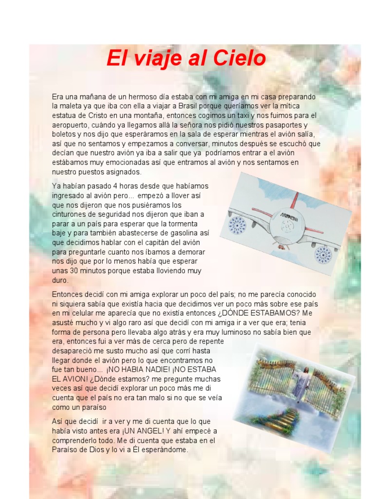 Resumen de "El viaje al cielo" | PDF