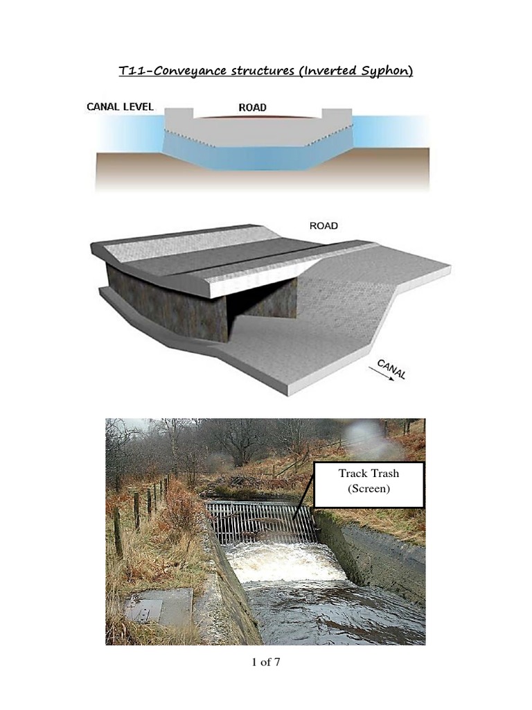 Inverted Siphon Design Guide | PDF | Mechanics | Motion (Physics)