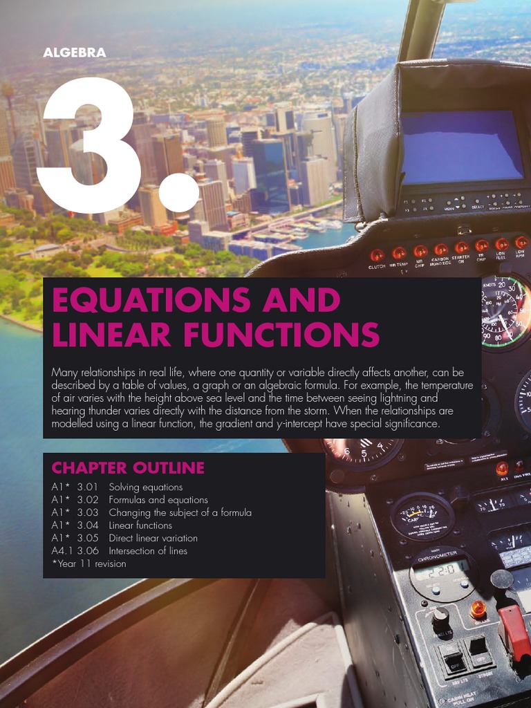 Ch. 3 Equationsandlinearfunctions | PDF | Fahrenheit | Equations