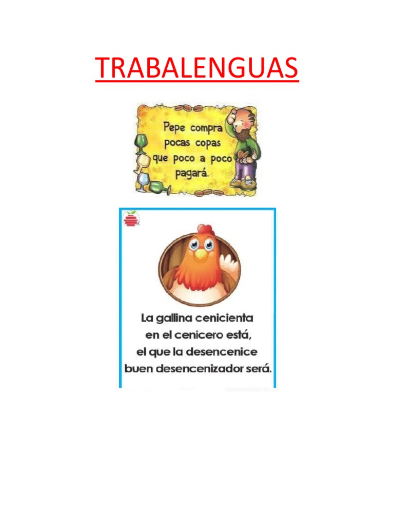 TRABALENGUAS | PDF