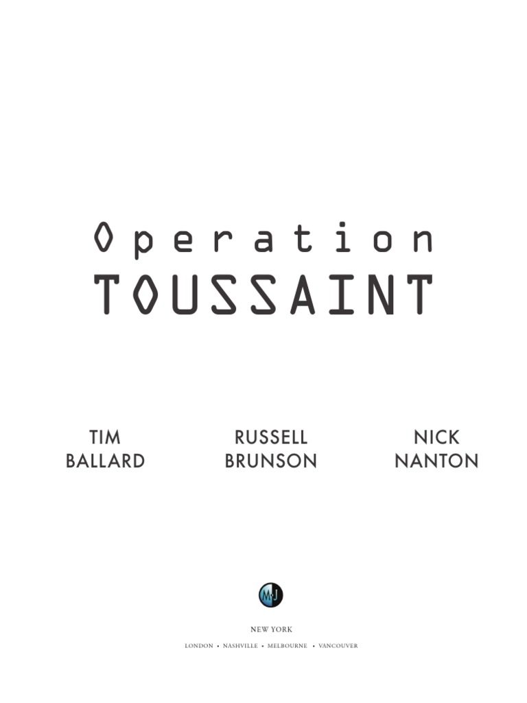 Operation: Toussaint | PDF