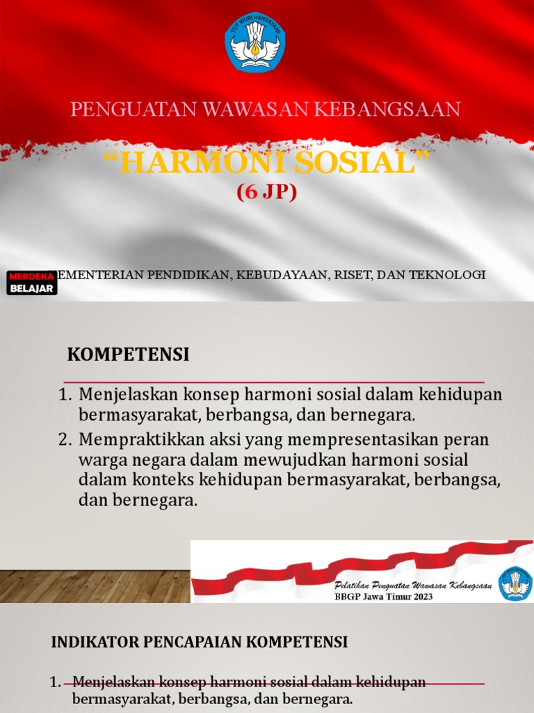 Harmoni Sosial | PDF