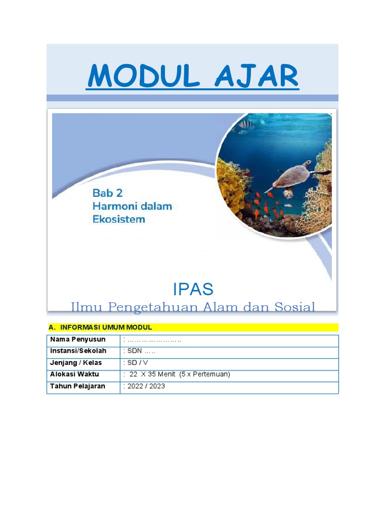 BAB 2 - MA IPAS Kls 5 | PDF