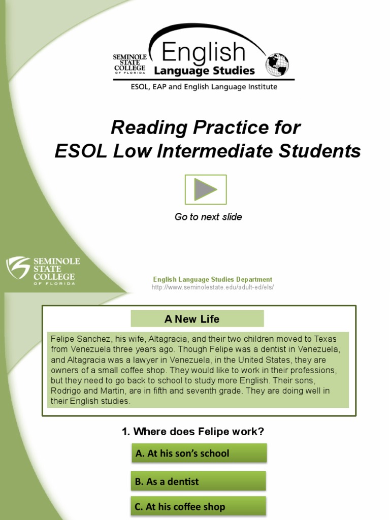 ESOL Reading Practic | PDF | Marriage