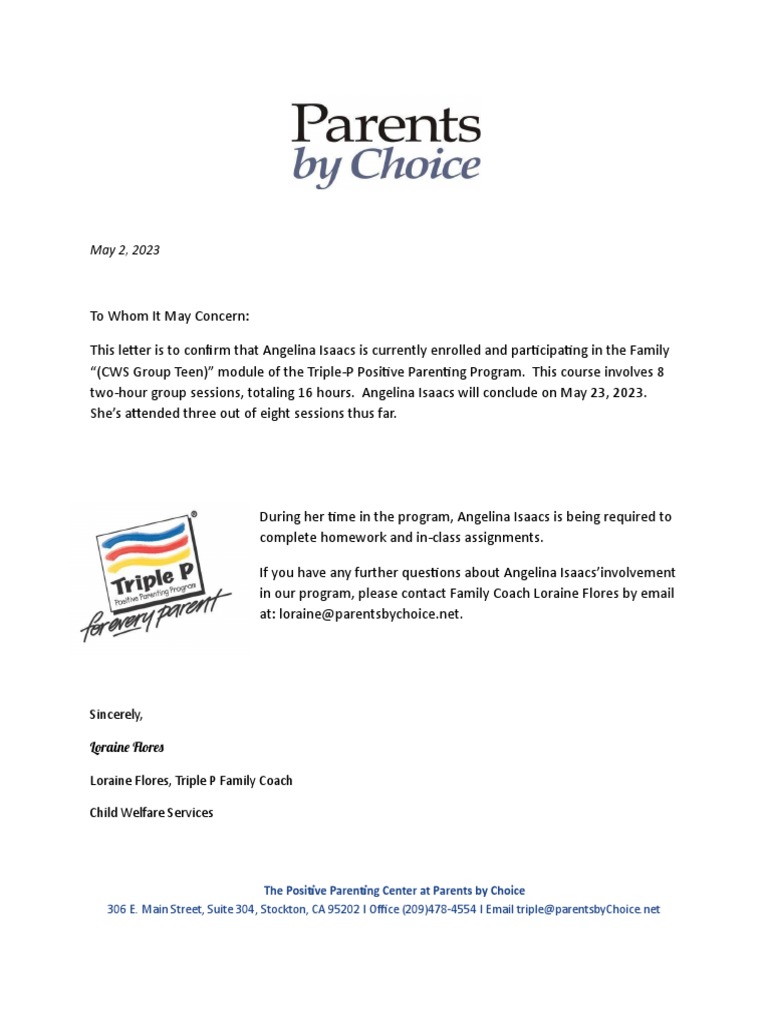 Participation Letter 5-2-23 | PDF