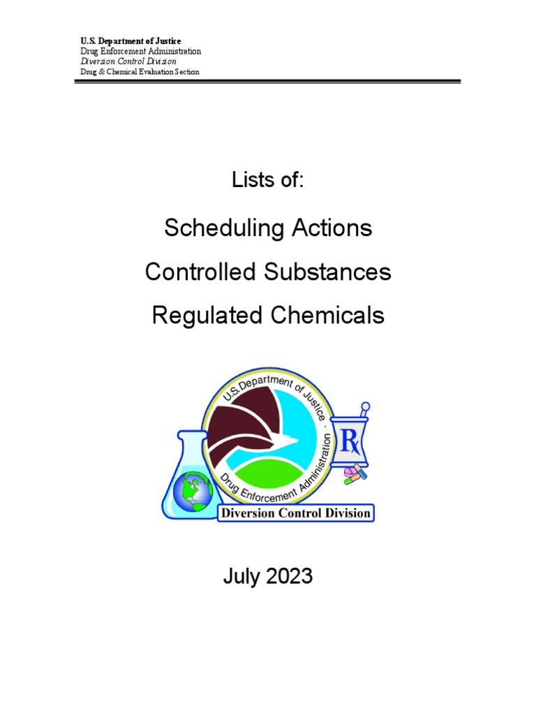 Orangebook | PDF | Controlled Substances Act | Chemical Substances