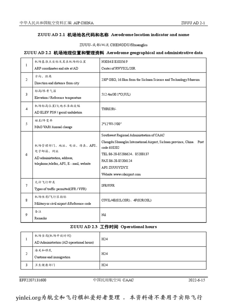ZUUU | PDF | Transport | Aviation