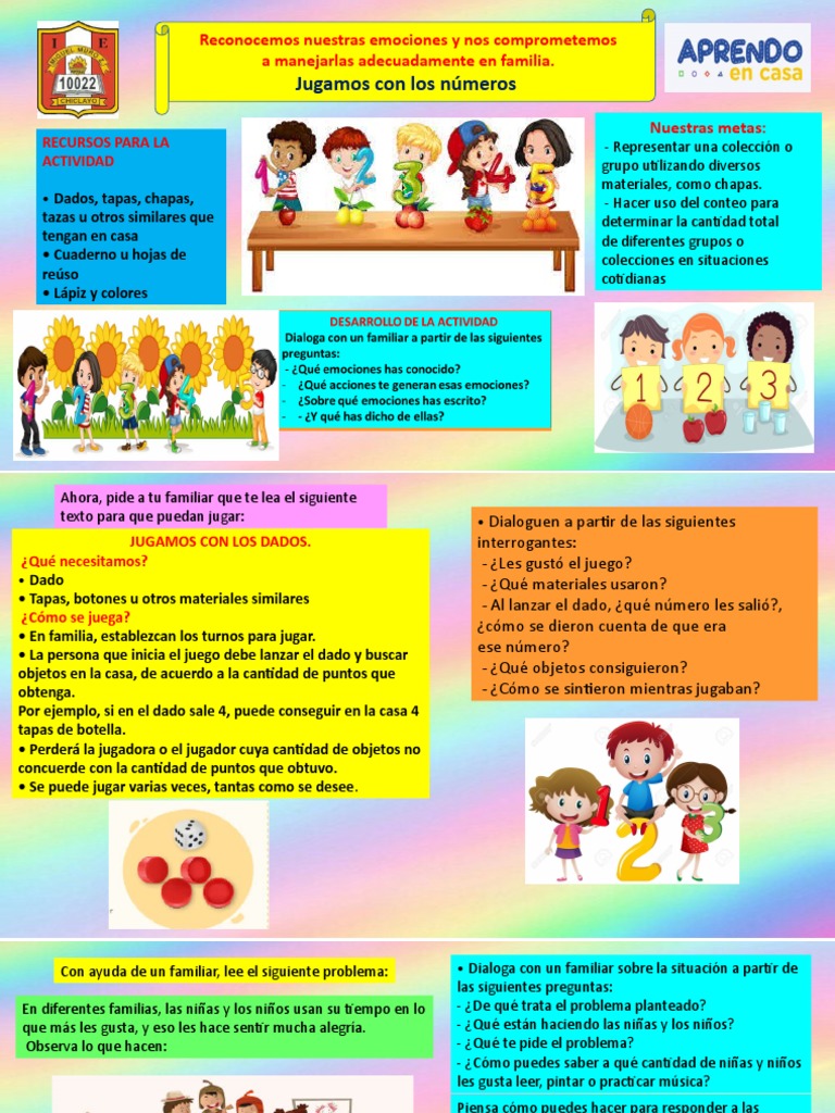 Jugamos Con Los Numeros | PDF | Artes del lenguaje y disciplina ...