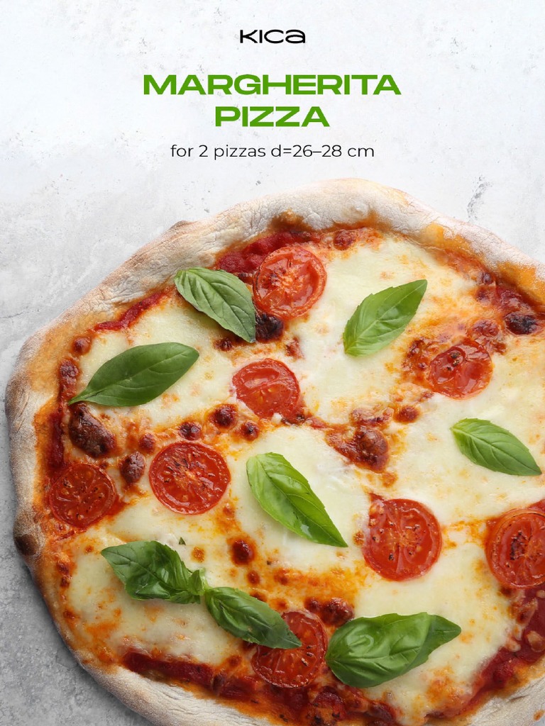 Margherita Pizza Recipe and Dough Guide | PDF | Pizza | Dough
