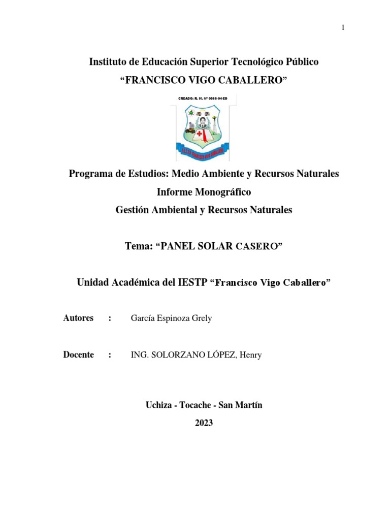 GRELY | PDF | Energía solar | Energía renovable