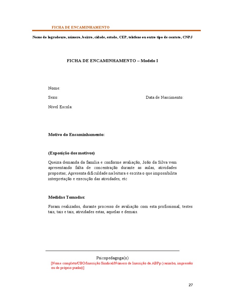 Modelos de Encaminhamento | PDF | Psicoterapia | Família Modelos de Encaminhamento | PDF | Psicoterapia | Família