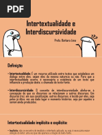 Intertextualidade: Conceitos e Tipos | PDF