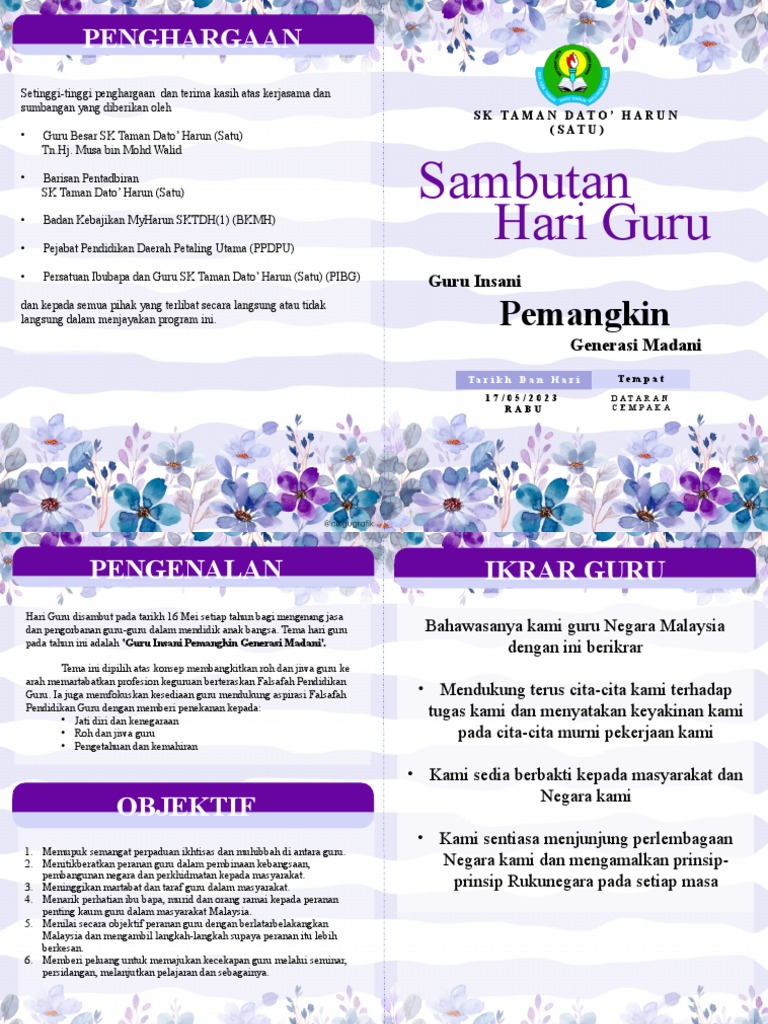 Buku Program Hari Guru 2023 | PDF